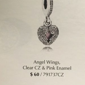 Pandora | Jewelry | Pandora Angel Wings Dangle Charm | Poshmark